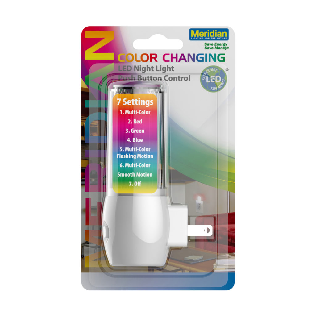 10247 LED Color Changing Night Light Meridian Lighting 10247 LED Color Changing Night Light Meridian Lighting