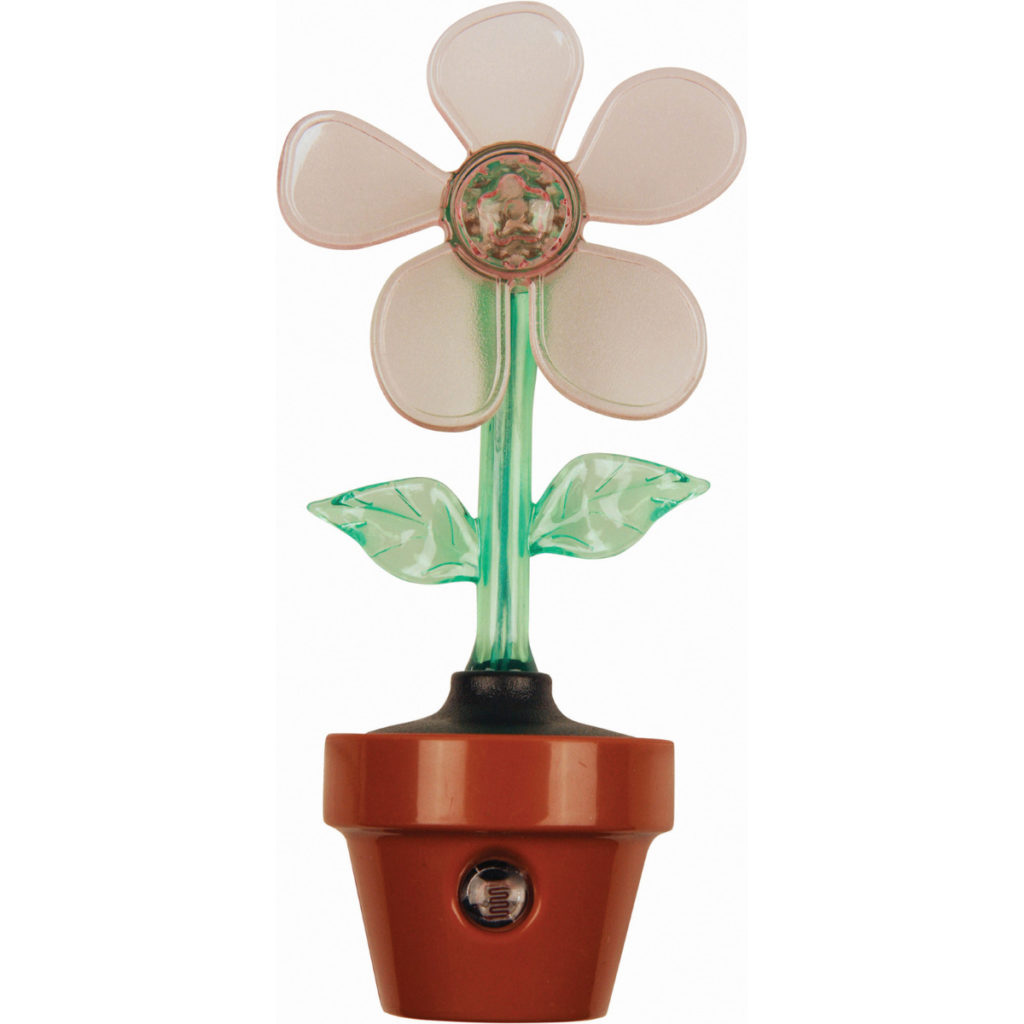 10267 LED Flower Power Acrylic, Night Light - Meridian Lighting